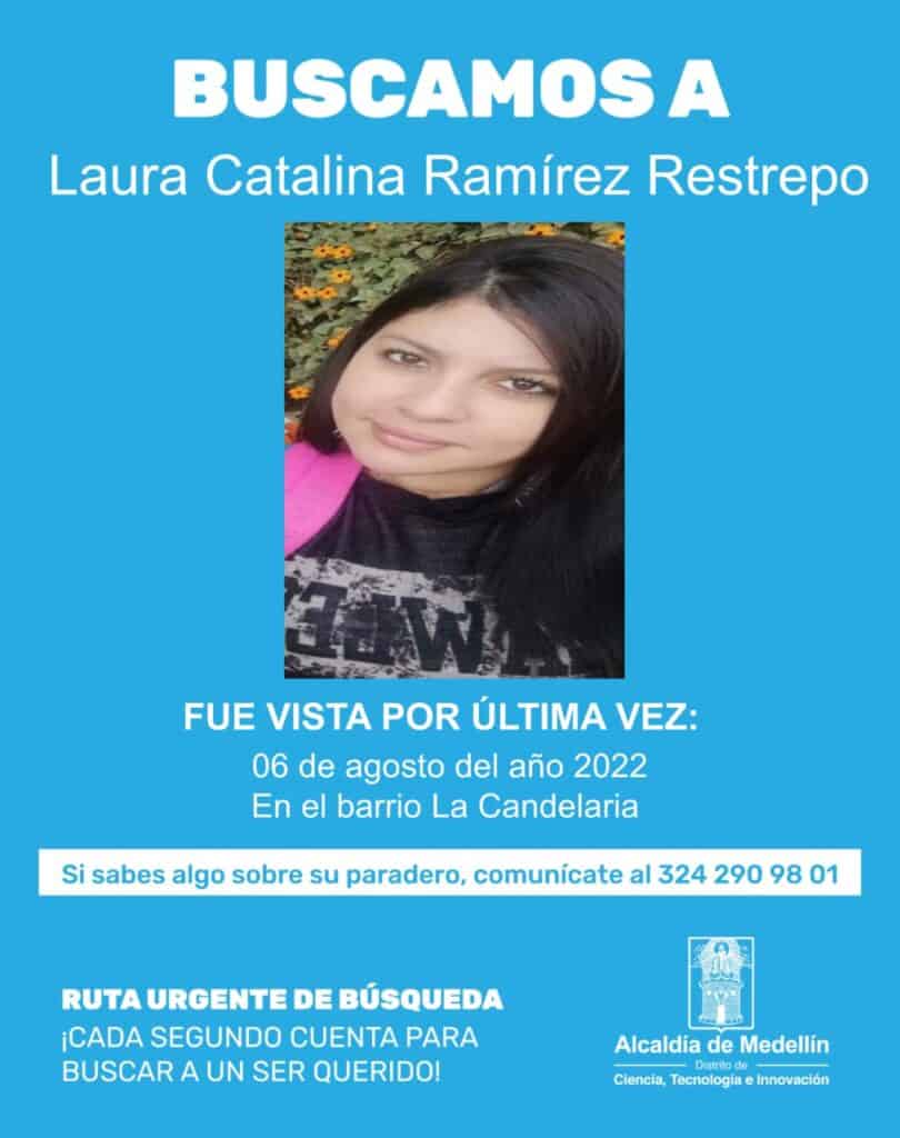 Buscan a Laura Catalina Ramírez Restrepo - Ruta Noticias