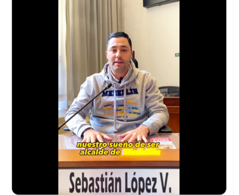 Concejal Sebastián López renuncia a su candidatura - Ruta Noticias