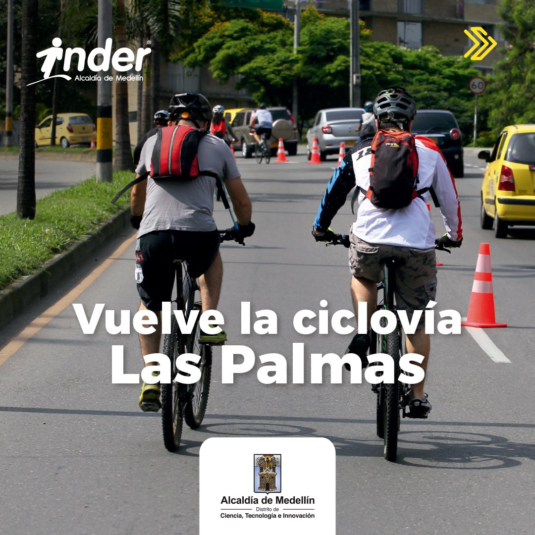 Ciclovía en la Avenida de las Palmas regresa este domingo - Ruta Noticias
